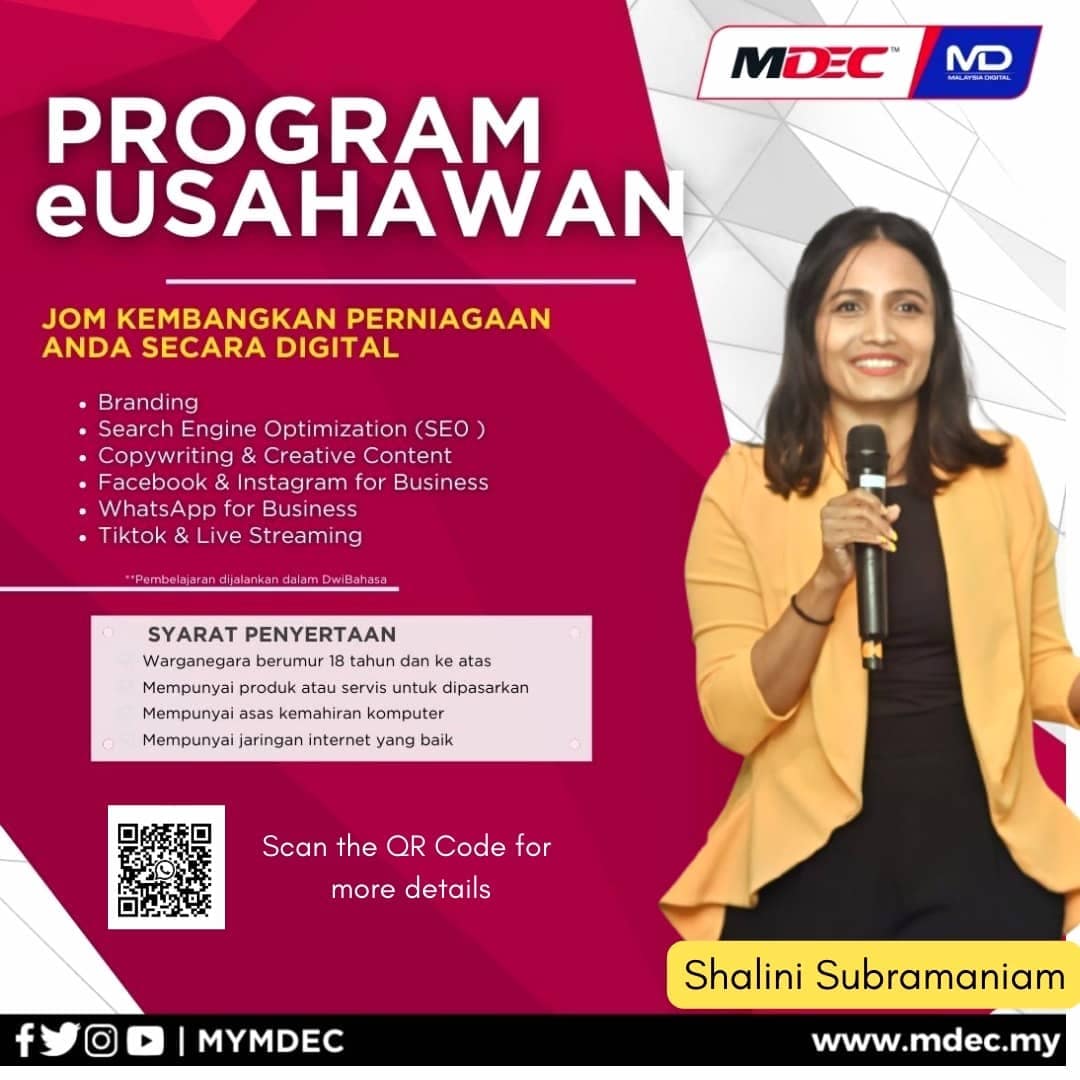 PROGRAM eUSAHAWAN by SHALINI SUBRAMANIAM - MIWEPS
